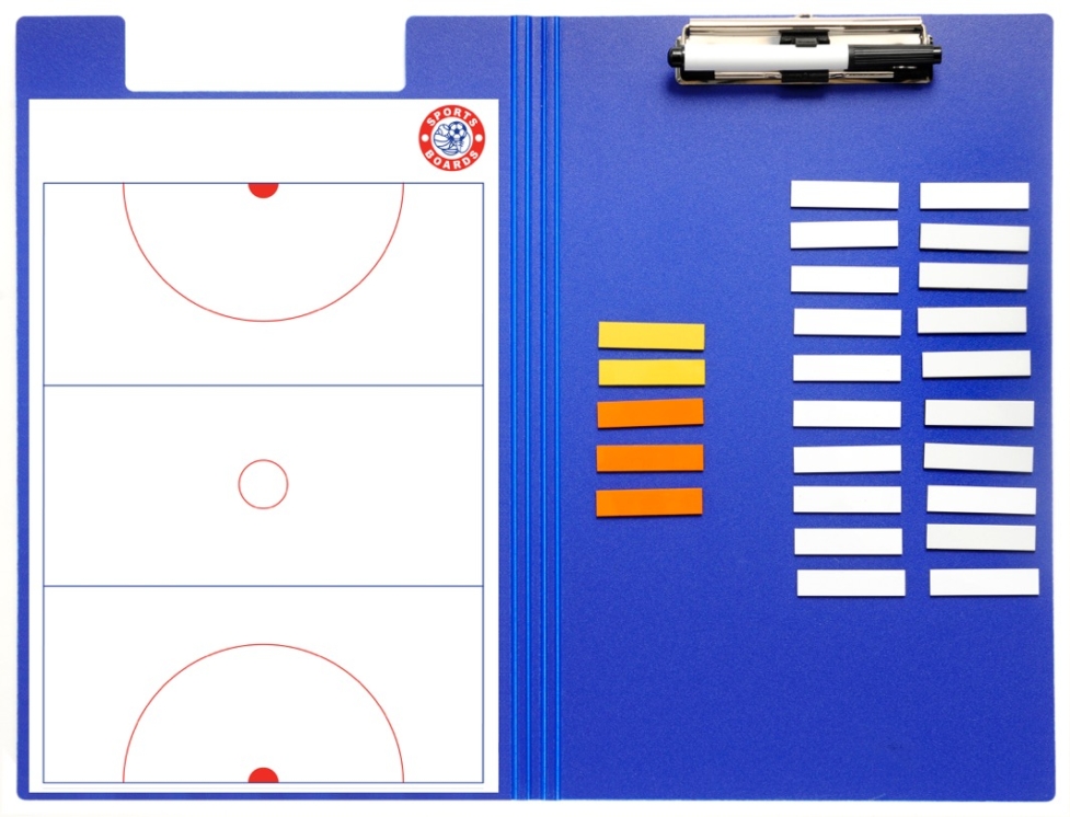 Netball Coaches Magnetic Whiteboard Tactics Folder 46 cm x 33 cm (Open ...